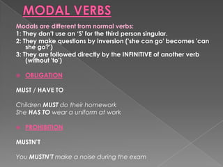 Modal verbs | PPTX
