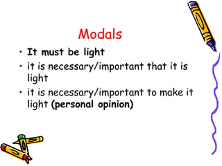Modal verbs | PPT