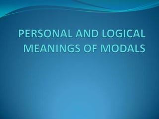 Modal verbs | PPT