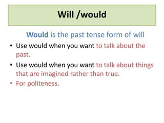 Modal Verbs | PPTX