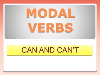 Modal verbs | PPTX