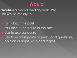 Modal verbs | PPTX