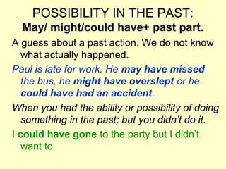 Modal verbs | PPT