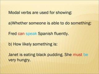 Modal verbs | PPT