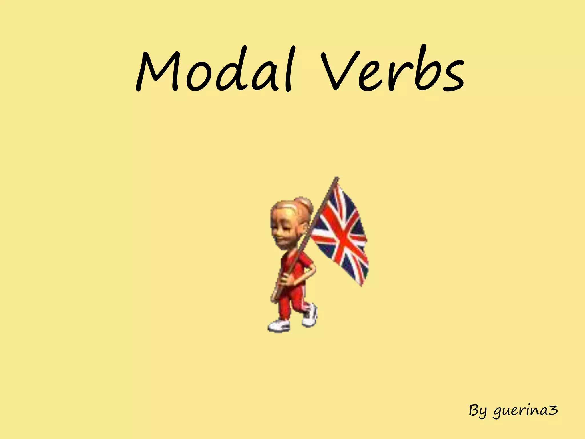 Modal verbs | PPTX