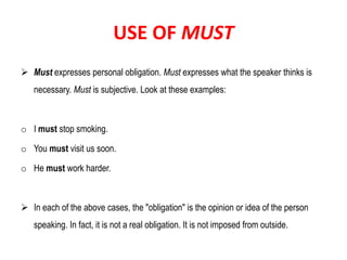 Modal verbs | PPTX