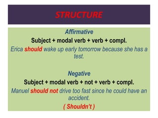 Modal verbs | PPTX