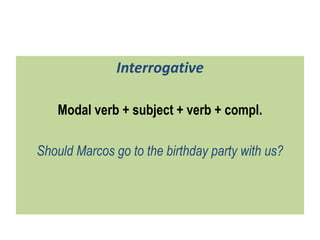Modal verbs | PPTX