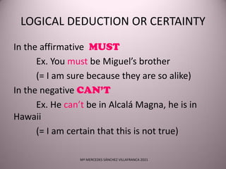 Modal verbs | PDF