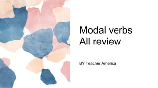 Modal verbs,Exercises,examples,practice. | PPTX