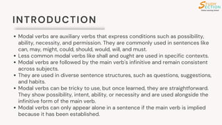 Modal Verbs: Unlock Confidence in English Communication | PDF