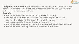 Modal Verbs: Unlock Confidence in English Communication | PDF
