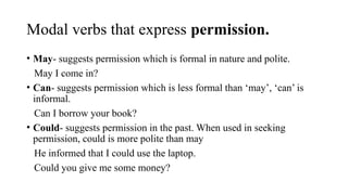 Modal verbs.pptx this is model verbs for students | PPTX
