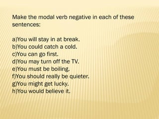 Comprehensive Guide to Using Modal Verbs in English Grammar | PPT