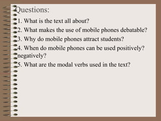 MODALVERBS-final.ppt | Phone Services | Home Utilities