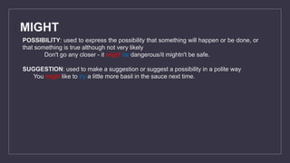 English lesson on Modal Verbs - Text and grammar | PPTX