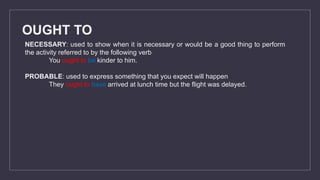 English lesson on Modal Verbs - Text and grammar | PPTX