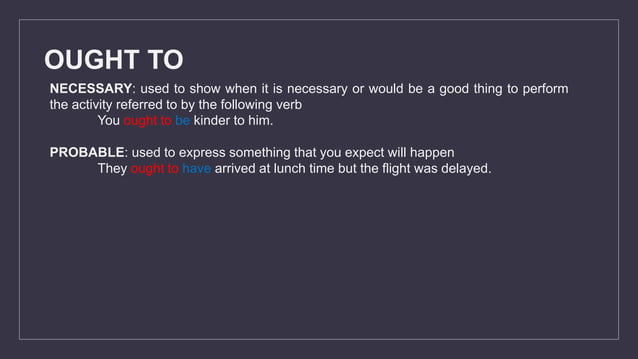 English lesson on Modal Verbs - Text and grammar | PPT