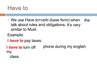 expo de modal verbs - MUST - HAVE TO.pptx