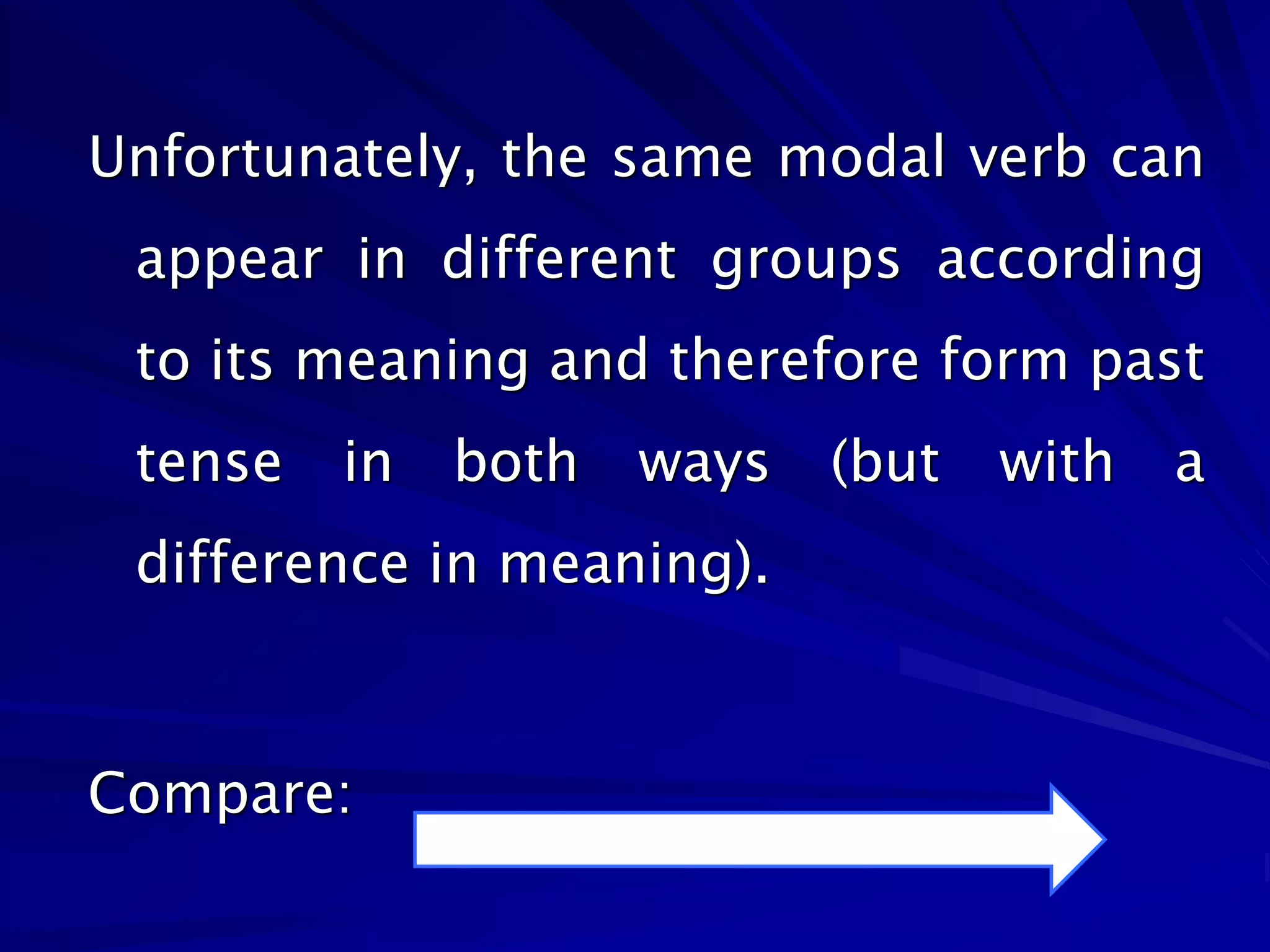 Modal verbs 3eso theory | PDF