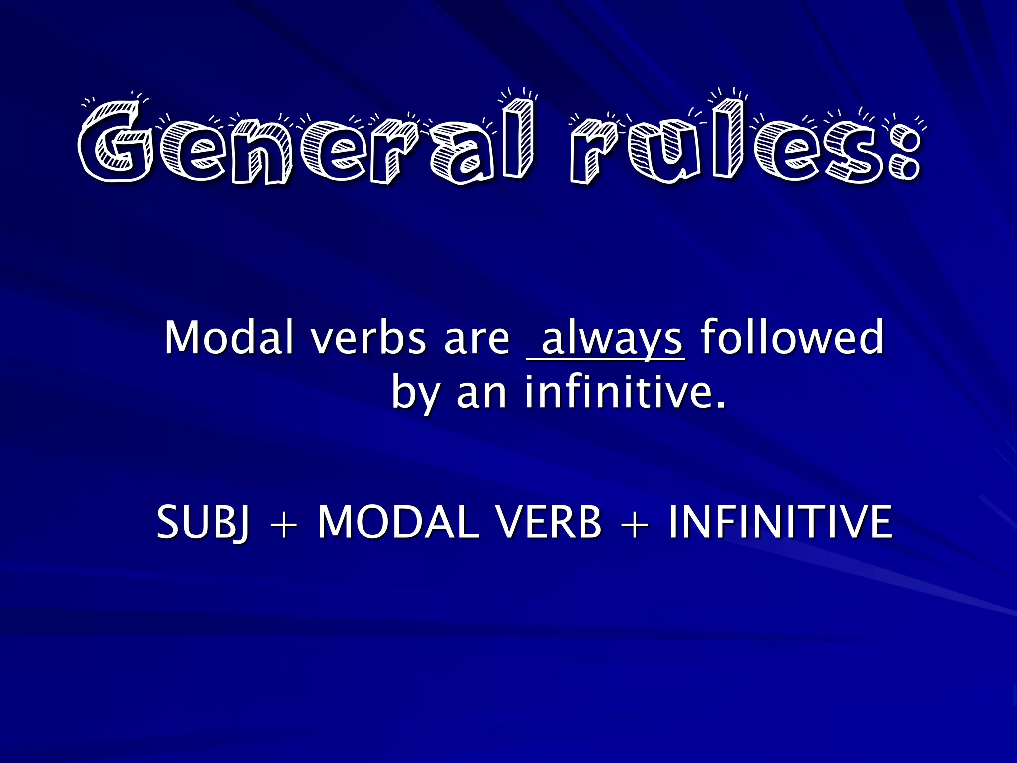 Modal verbs 3eso theory | PDF