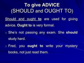 Modal verbs 3eso theory | PDF