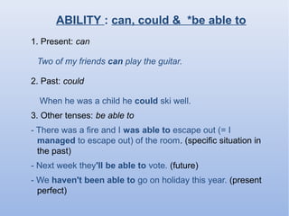 Modal verbs 3rd eso | PPT