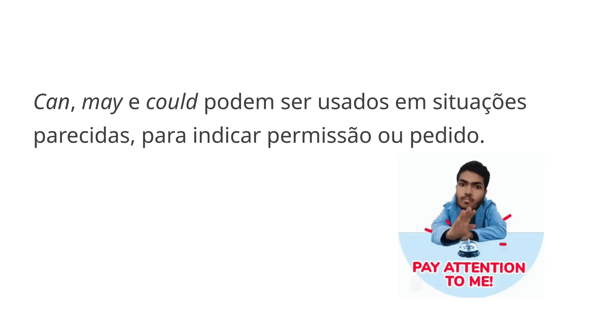 Modal Verbs: significado, uso e exemplos. | PPTX