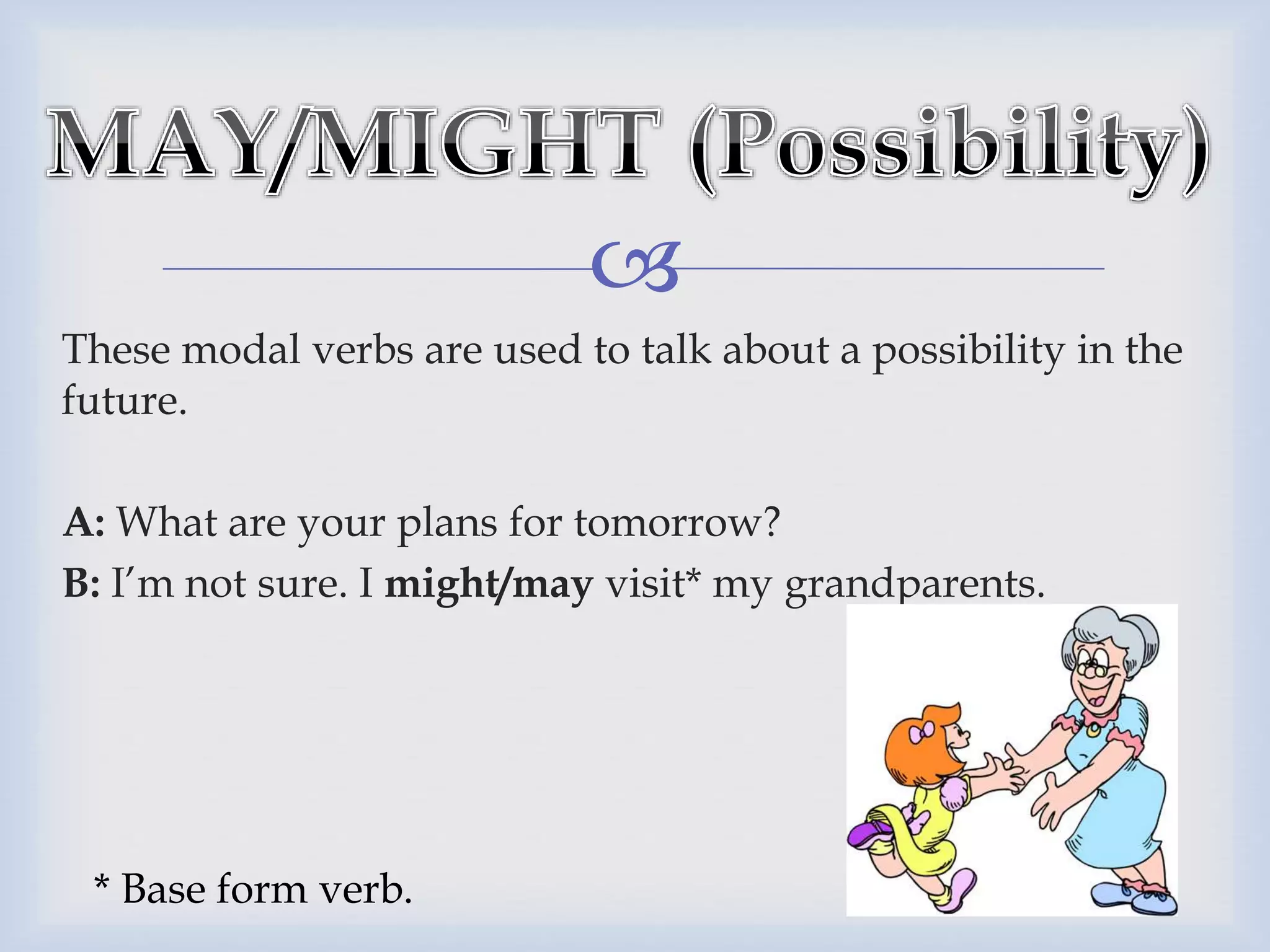 Modal verbs A2 | PPTX