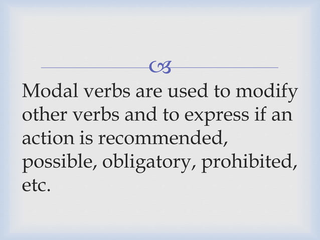 Modal verbs A2 | PPTX