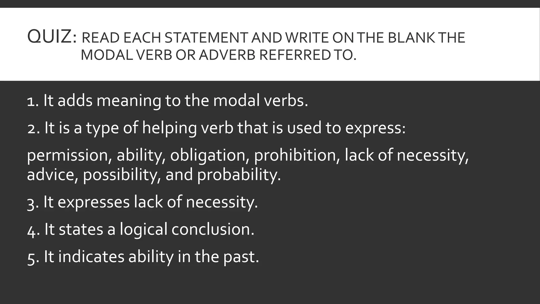 modal verbs and adverbs.ppttttttttttttttttttttttttttttttttttttttt | PPTX