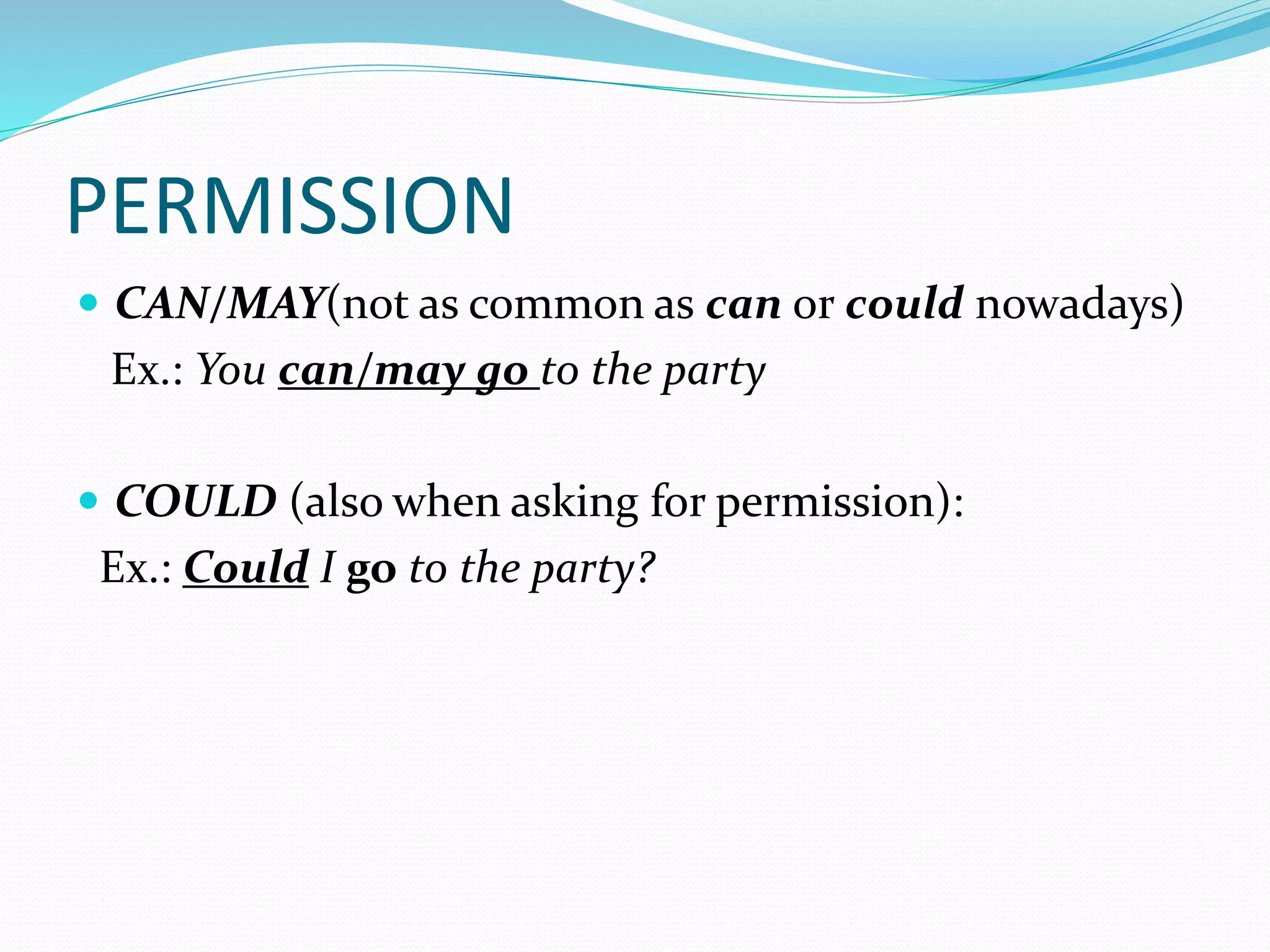 Modal verbs c2 | PPTX