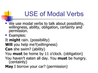 Modal verbs | PPT