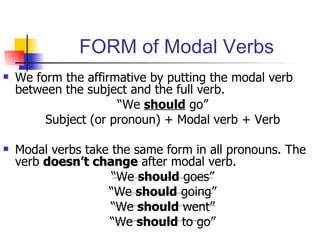 Modal verbs | PPT