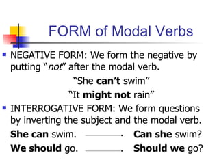 Modal verbs | PPT