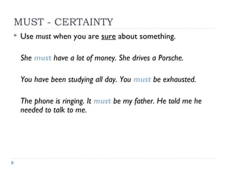Modal verbs deduction | PPT