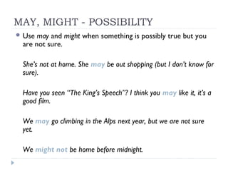Modal verbs deduction | PPT