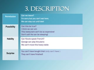 Modals or Defective verbs | PPTX
