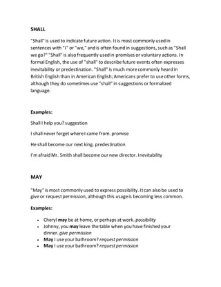 Modal verbs sanesca 1 | DOCX