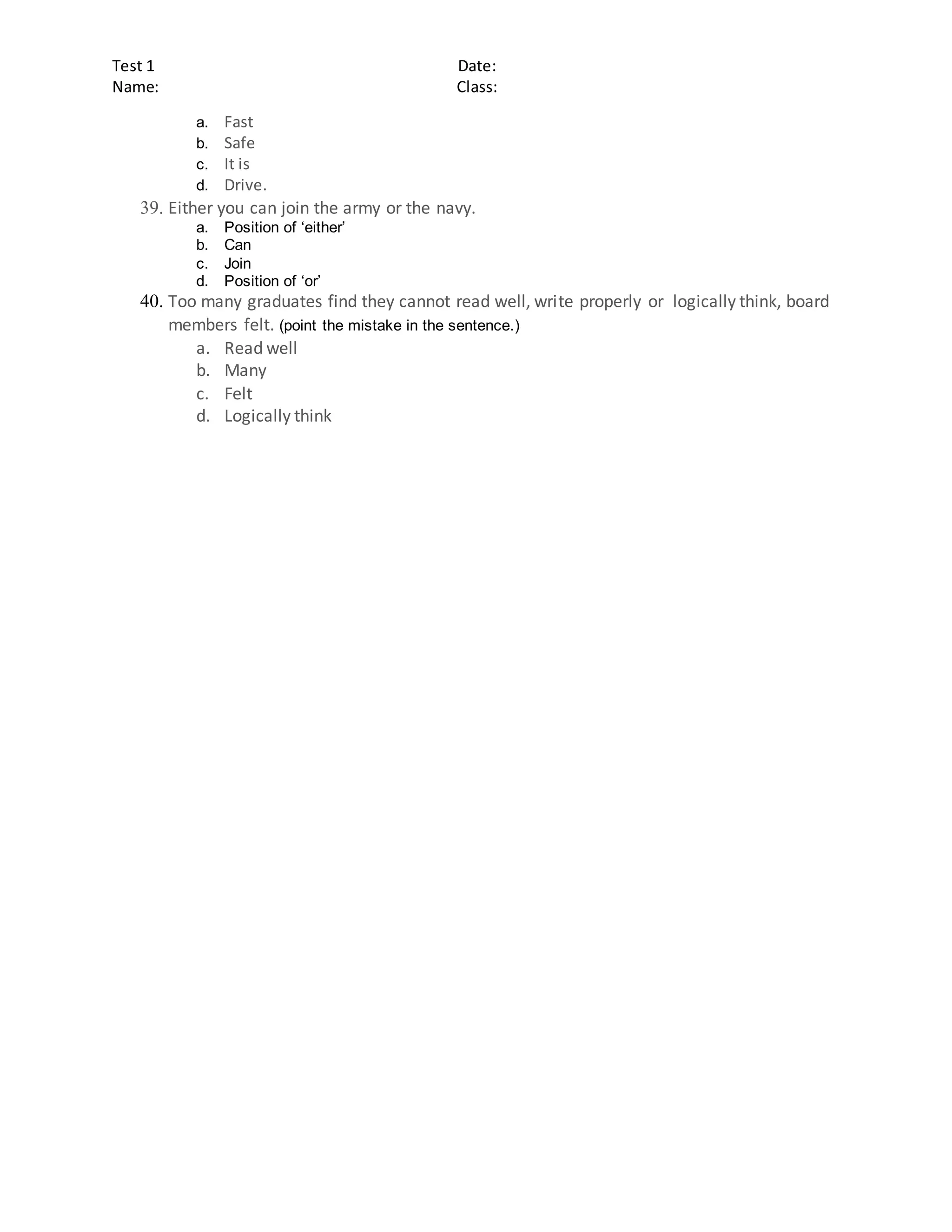 Parallelism by Arsalan Siddiqui | DOCX