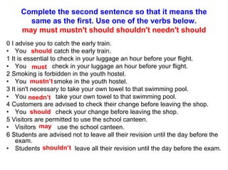 Modal Verbs May, Must | PDF