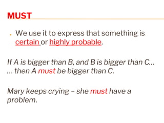 Modal verbs of deduction | PPTX