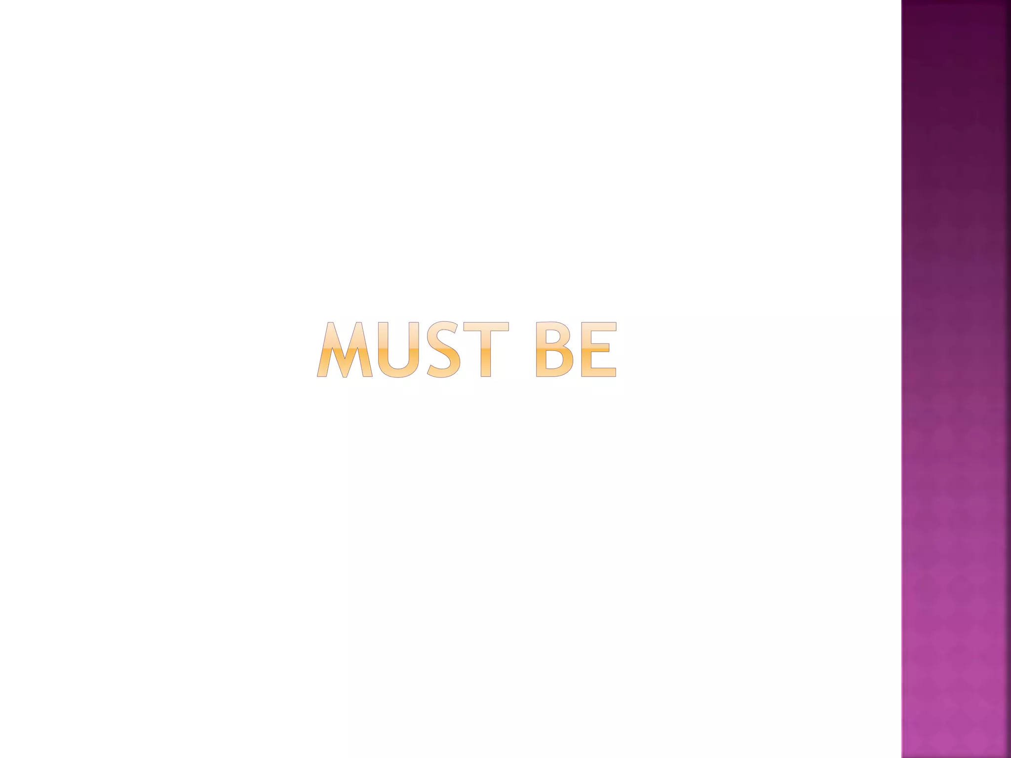 Modal verbs of deduction present and past | PPTX