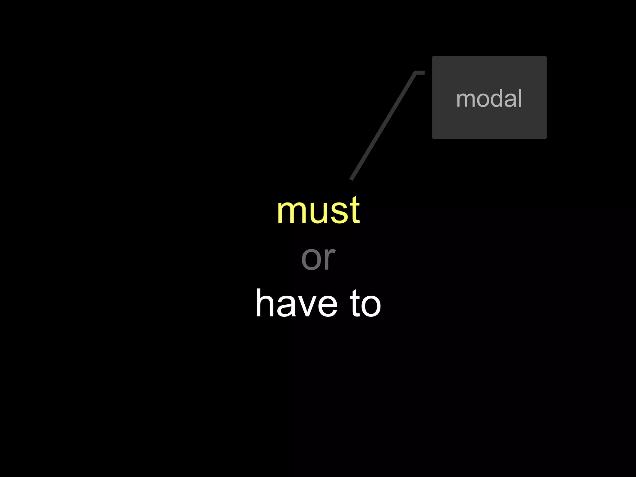 Modal verbs of obligation | PPTX