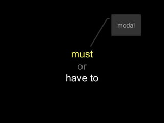 Modal verbs of obligation | PPTX