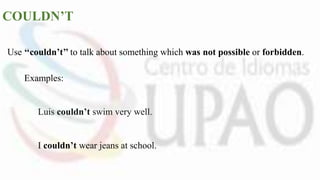 Modal verbs of obligation in the past - class.pptx | Women\'s Outerwear ...