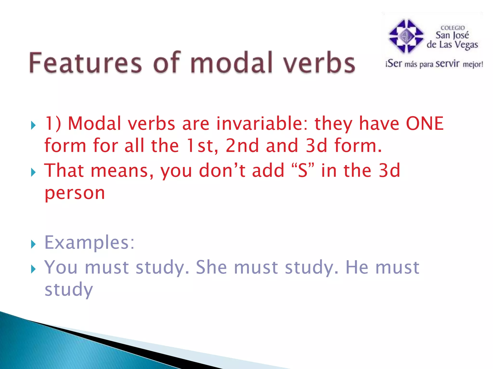 Modal verbs of obligation, permission, prohibition | PPTX