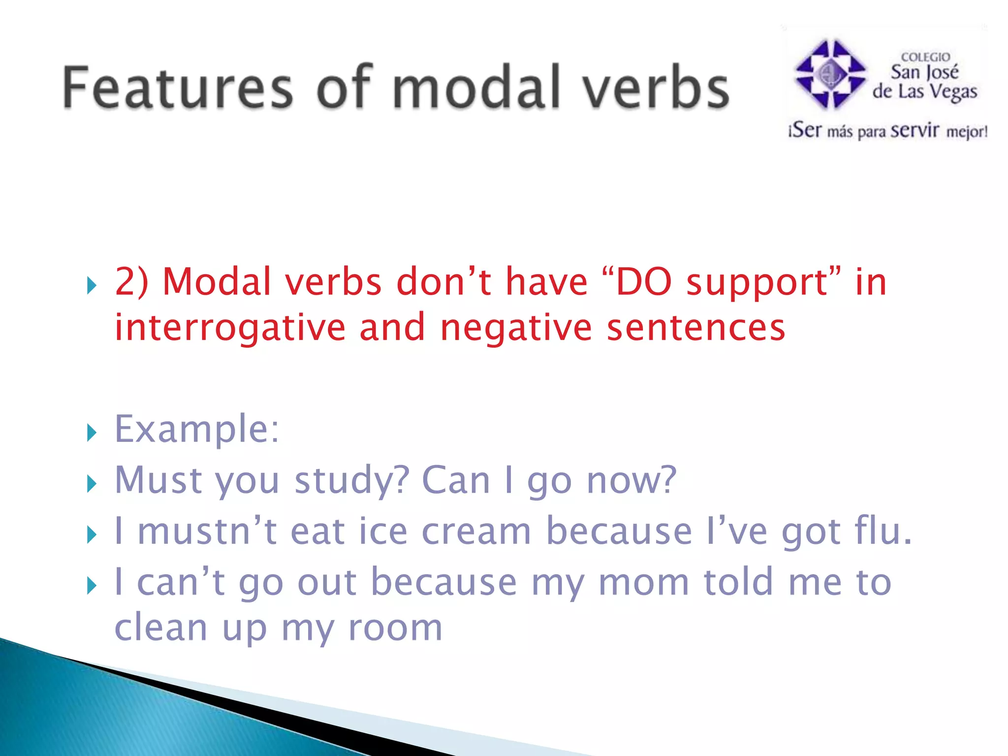 Modal verbs of obligation, permission, prohibition | PPTX