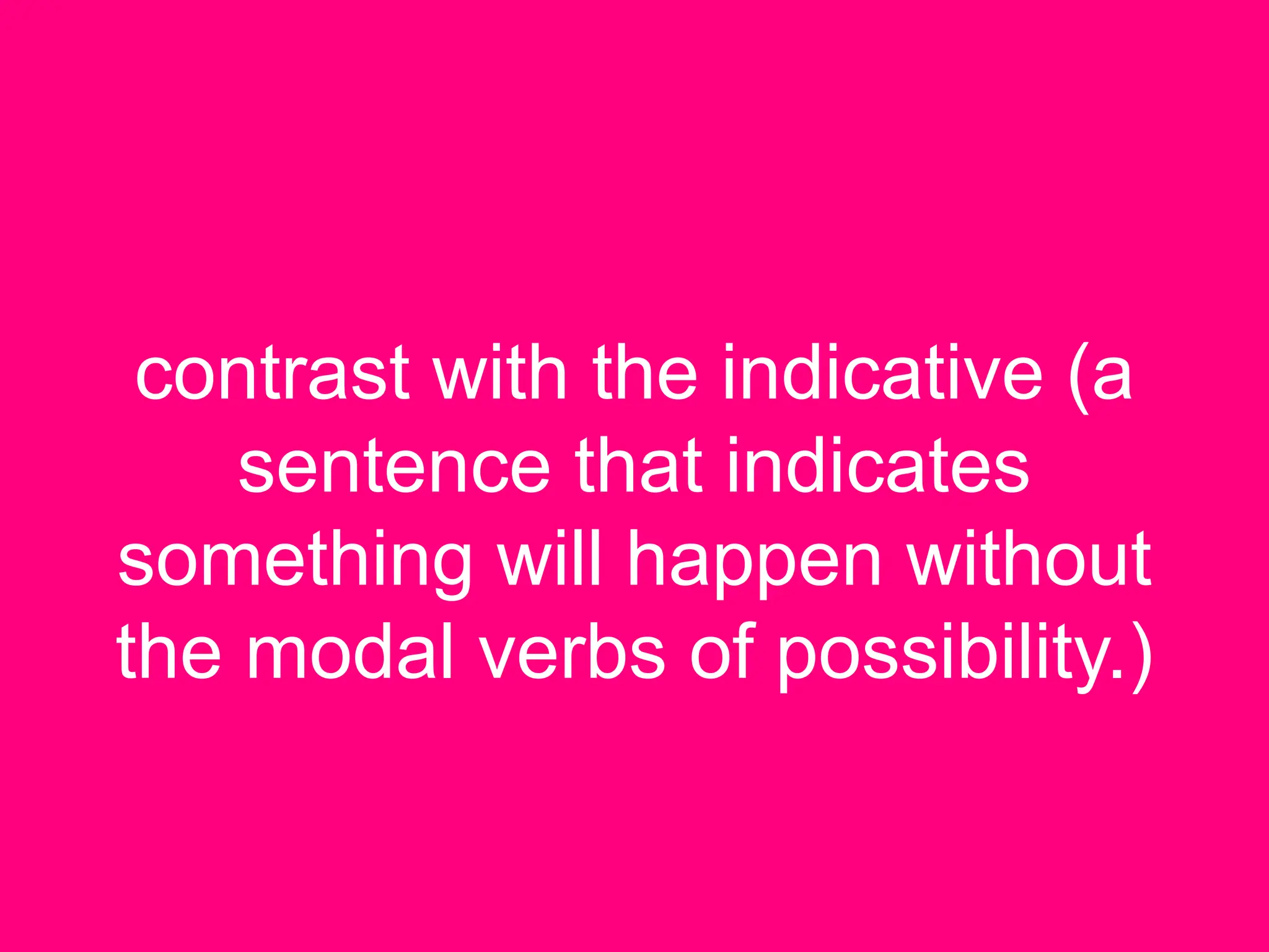 PowerPoint explaining the modal verbs of possibility | PPTX