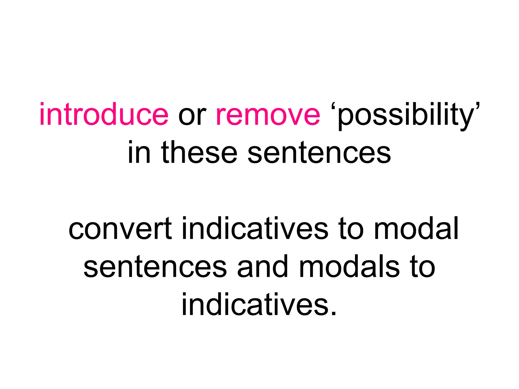PowerPoint explaining the modal verbs of possibility | PPTX